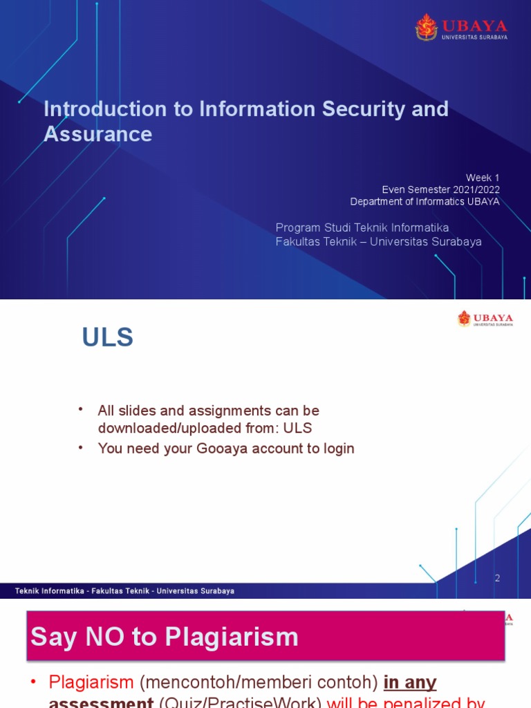 Introduction to Information Security Basics | PDF