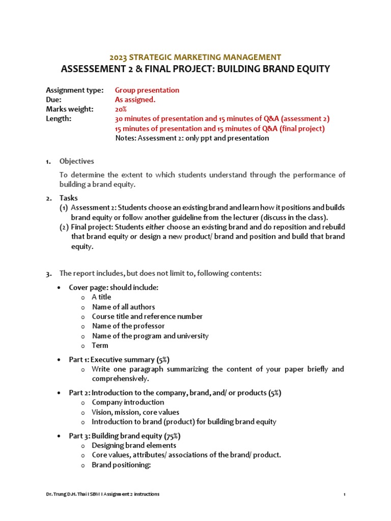 Isb SMM I Assignment 2 Final Project | PDF | Brand | Marketing ...