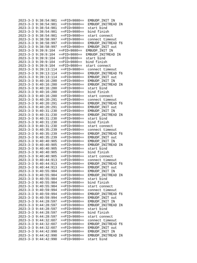 Pull Log TCP Err | PDF