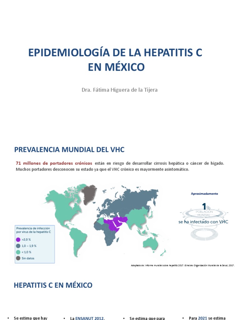 Epidemiología de La Hepatitis C en México | PDF | Hepatitis C | Hepatitis