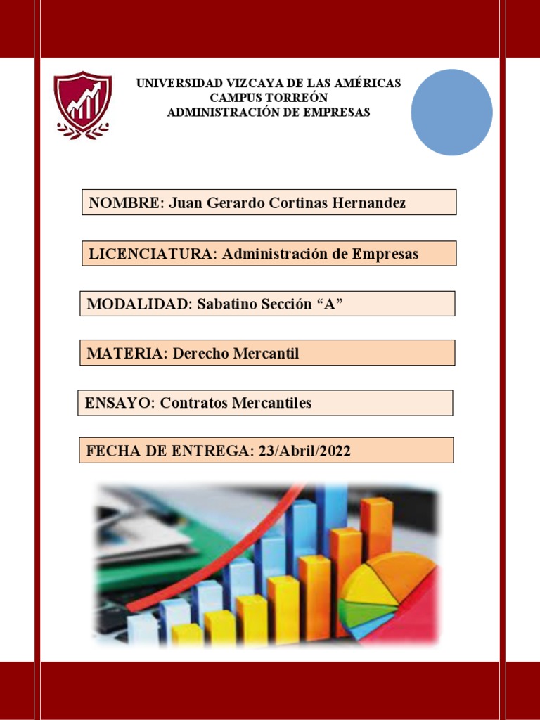 07 Ensayo Trabajo Final Contratos Mercantiles JGCH | PDF | Seguro | Pagos