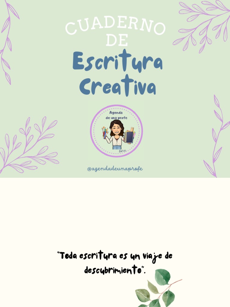 Cuaderno de Escritura Creativa | PDF
