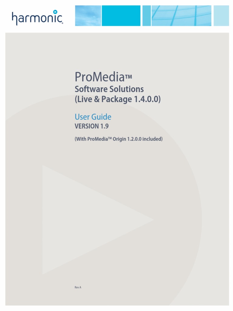 ProMedia Live Package UserGuide-X2 | Download Free PDF | Ip Address | Computer Engineering