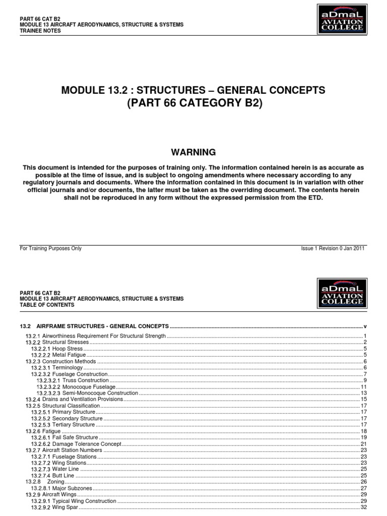 Module 13.2 Structures - General Concepts | Download Free PDF | Stress ...
