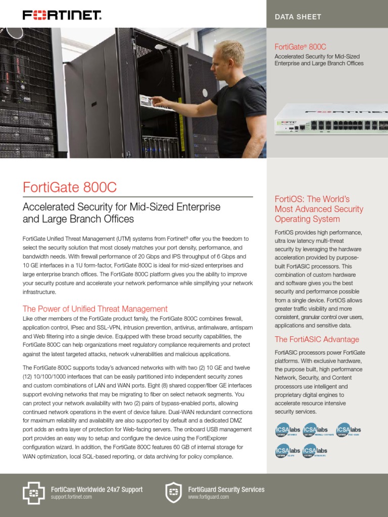Fortigate 800c Pdf Computer Network Security