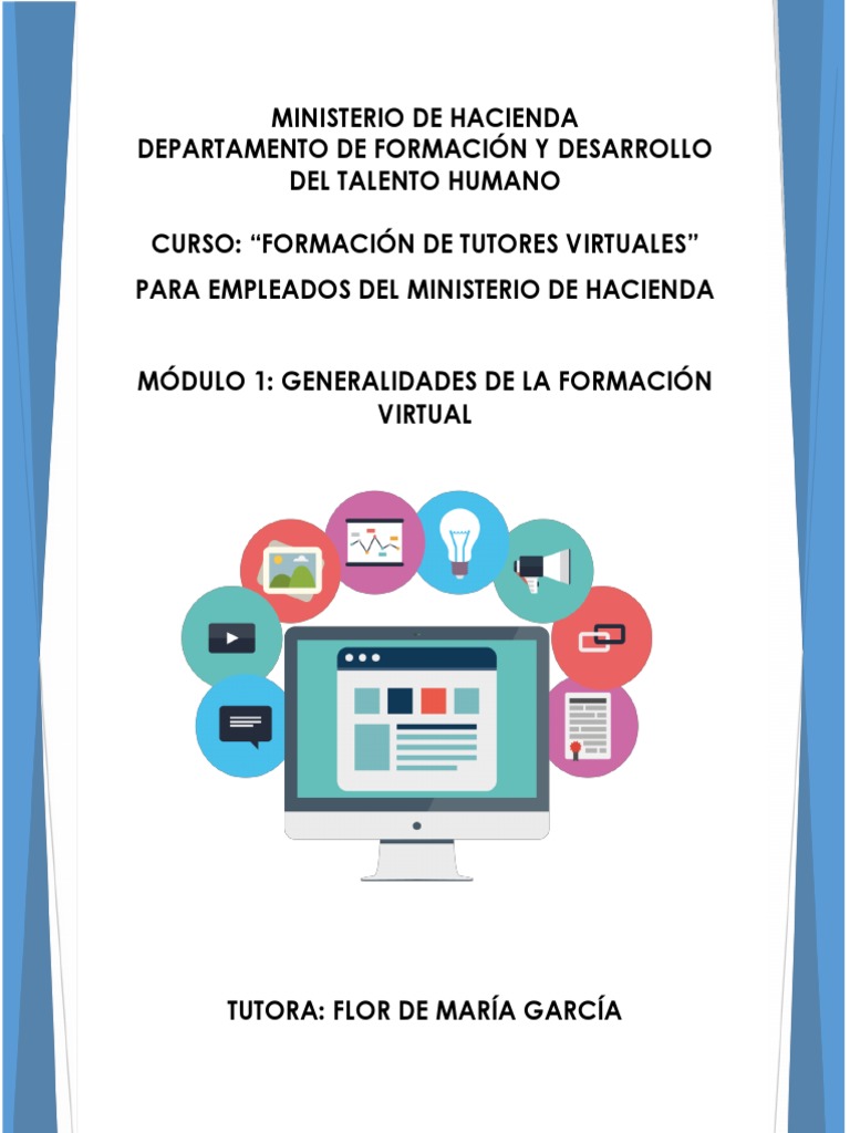 Modulo 1 Generalidades de La Formación Virtual | PDF | Aprendizaje | Cognición