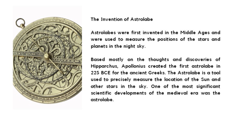 Invention of Astrolabe | PDF