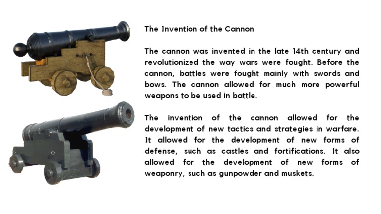 Invention of Cannon | PDF