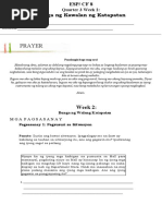 ESP 8 Quarter 4 Week 1 | PDF