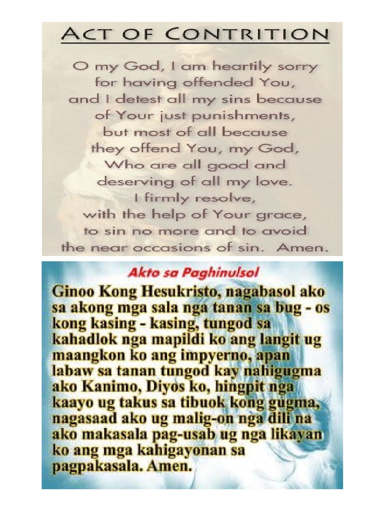 Act of Contrition | PDF