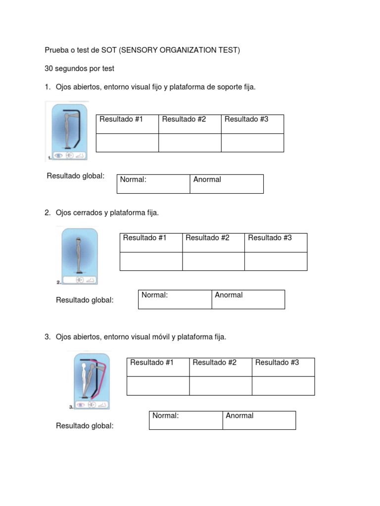 Prueba o Test de SOT Dividida | PDF | Ciencia cognitiva | Medicina CLINICA