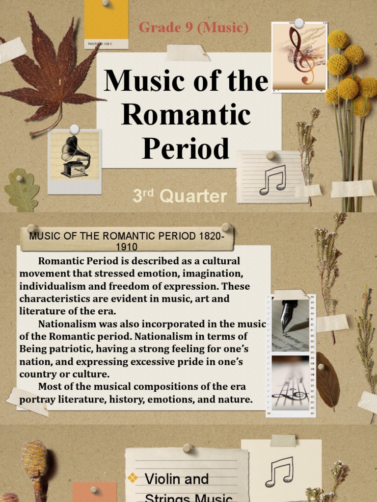 Romantic Period Music for Grade 9 | PDF | Frédéric Chopin | Franz Liszt