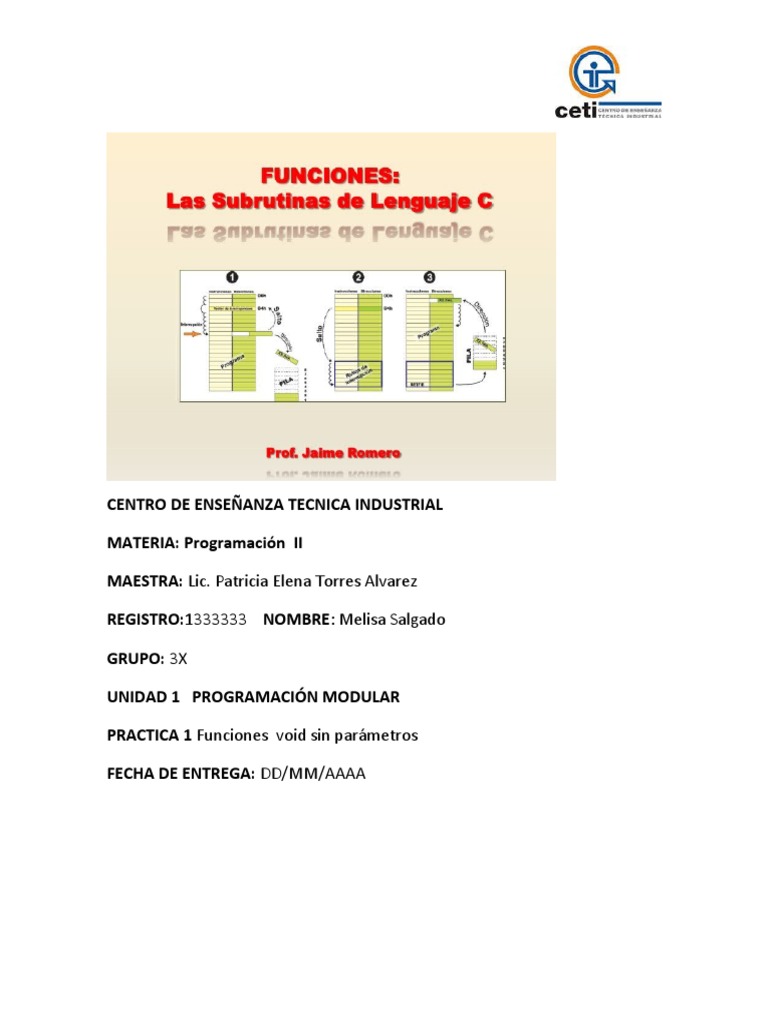 Funciones en Programación Modular | PDF | Informática