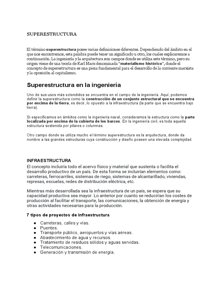 Super Estructuras | PDF