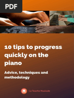 Guide 8 Piano Exercises | PDF | Hand | Piano