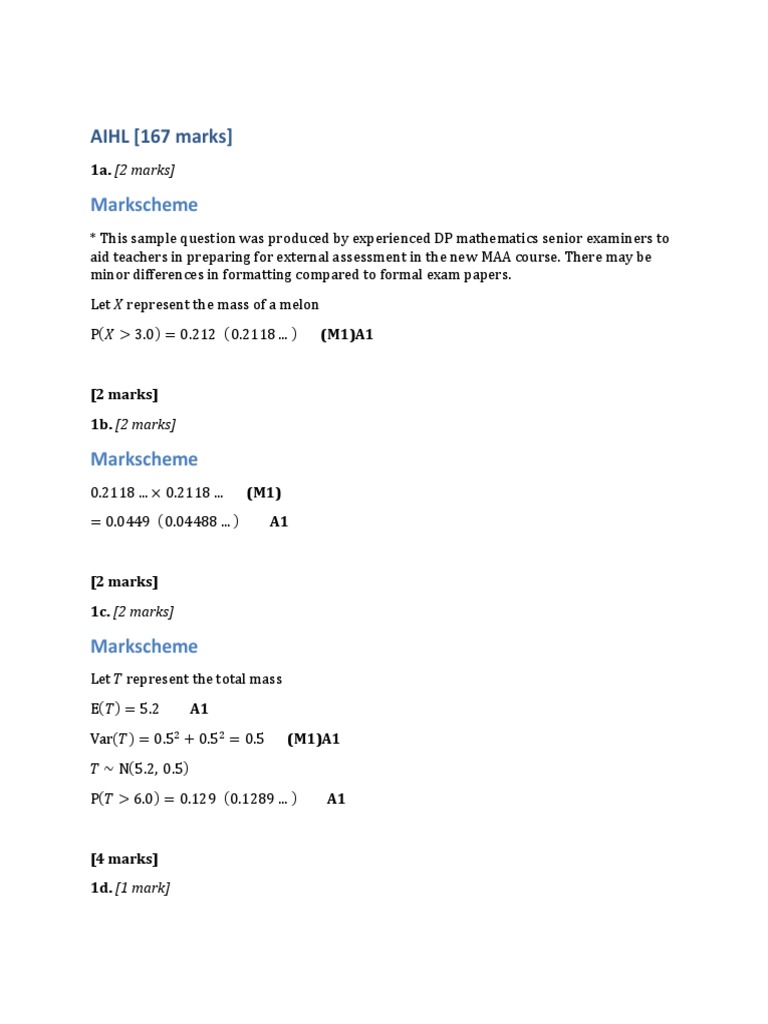 Aihl Hyp Testing Linear Comb Ms | PDF | Statistics | Probability And ...