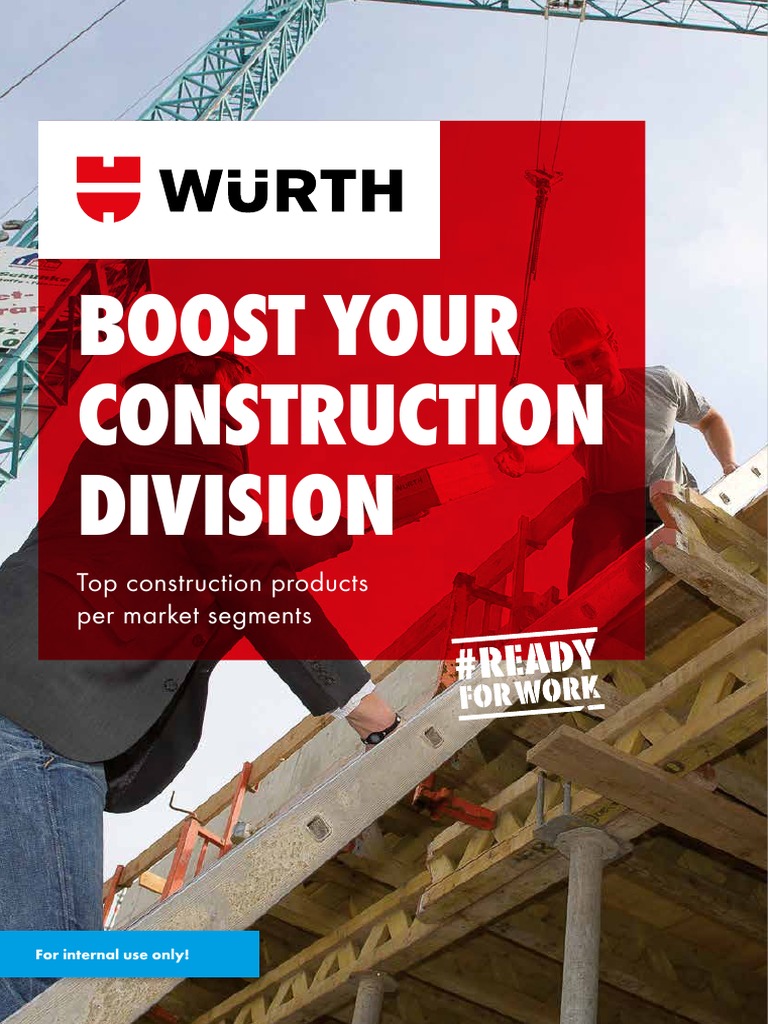 Wurth Int'l Construction Division Brochure | PDF | Rechargeable Battery ...