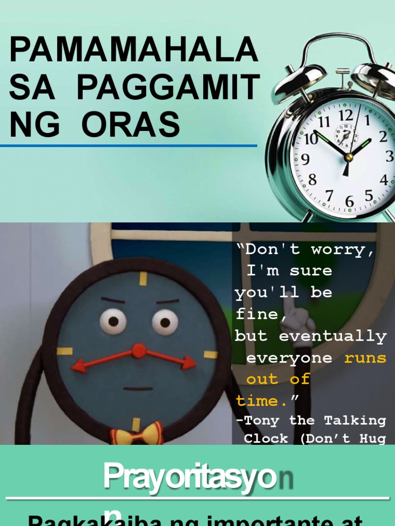 Dokumen - Tips - Modyul 12 Pamamahala Sa Paggamit NG Oras | PDF