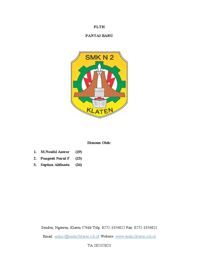 PLTH Pantai Baru | PDF