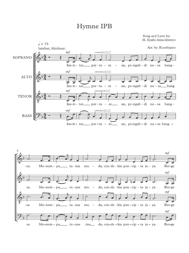 Hymne IPB | PDF