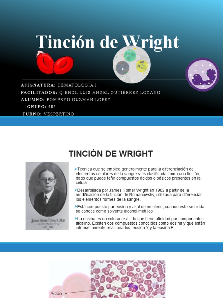 Tinción de Wright | PDF | Tinción | Biología