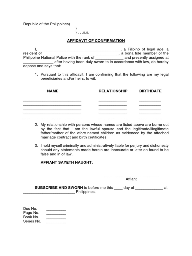 PNP Requirements | PDF | Affidavit | Menstruation