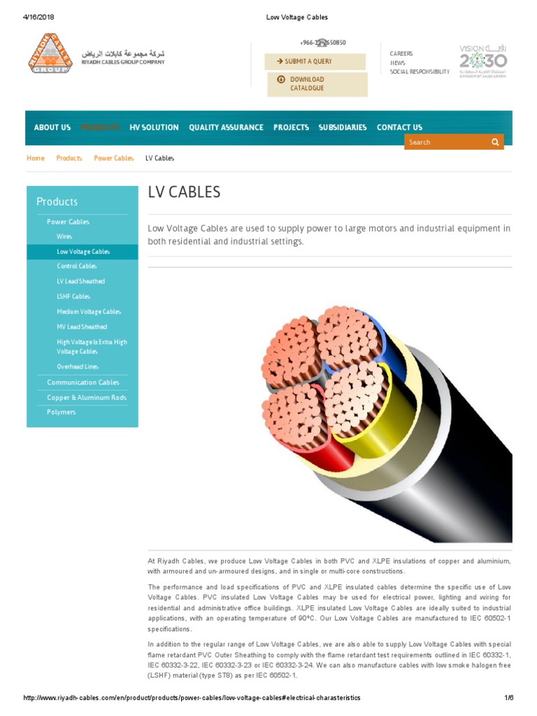 An In-Depth Look at Low Voltage Cables: Applications, Specifications ...