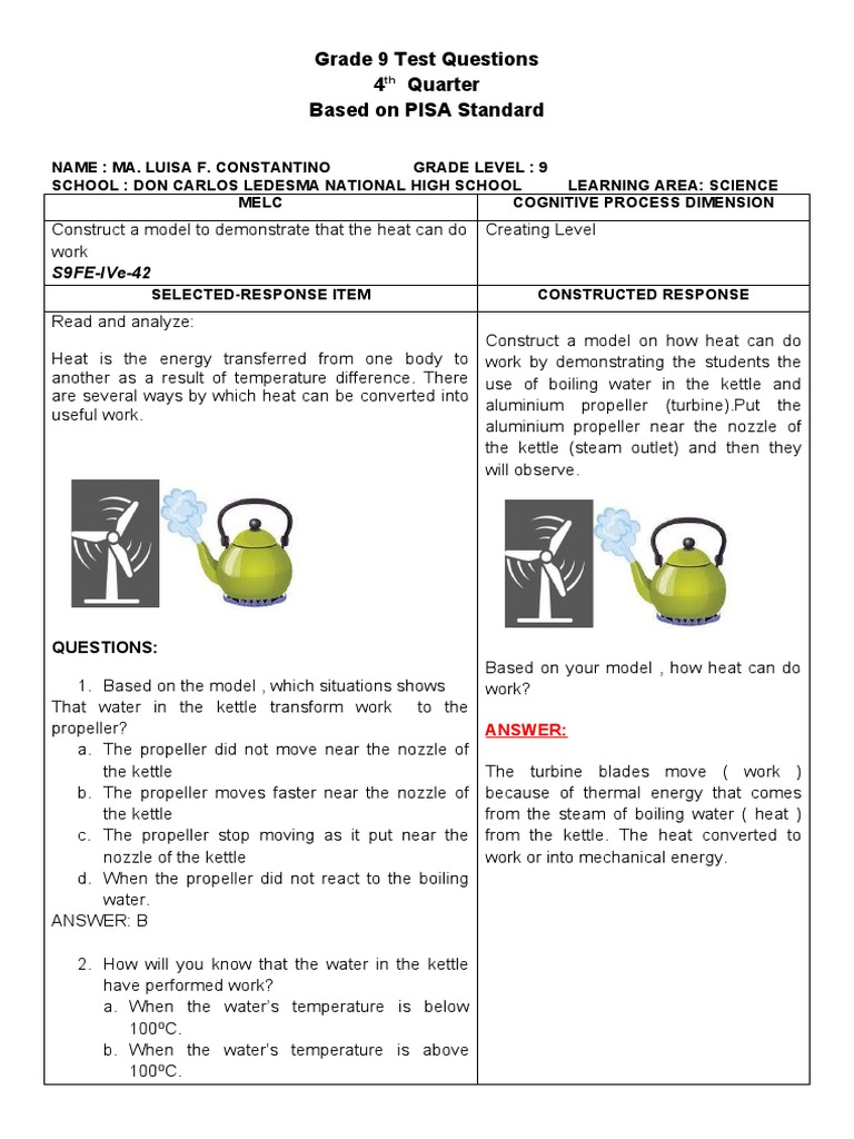 Pisa 3 4 G9 | PDF | Ion | Mole (Unit)