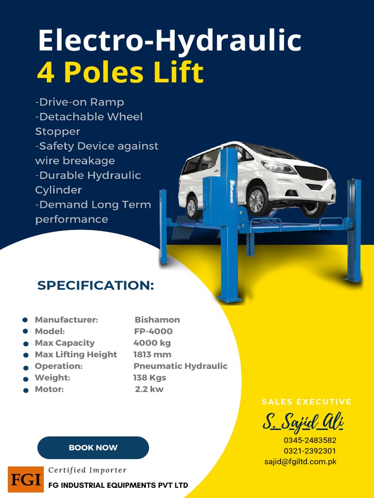 4 Poles Lift | PDF | Vehicles | Automotive Industry