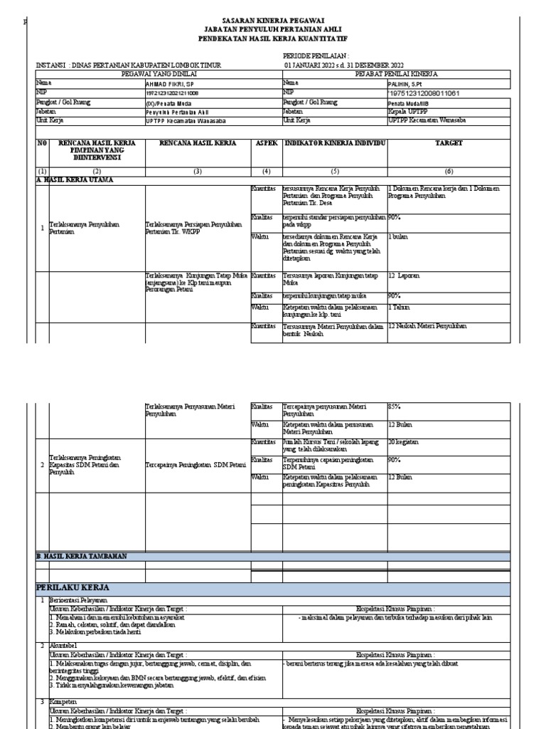 SKP AHMAD FIKRI, SP 22 - JA JF Kuantitatif Rev1 | PDF