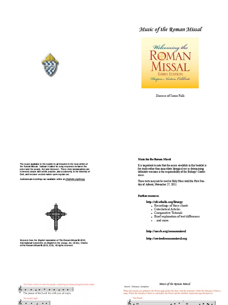 Music Mass Card | PDF | Mass (Liturgy) | Christian Denominational Families