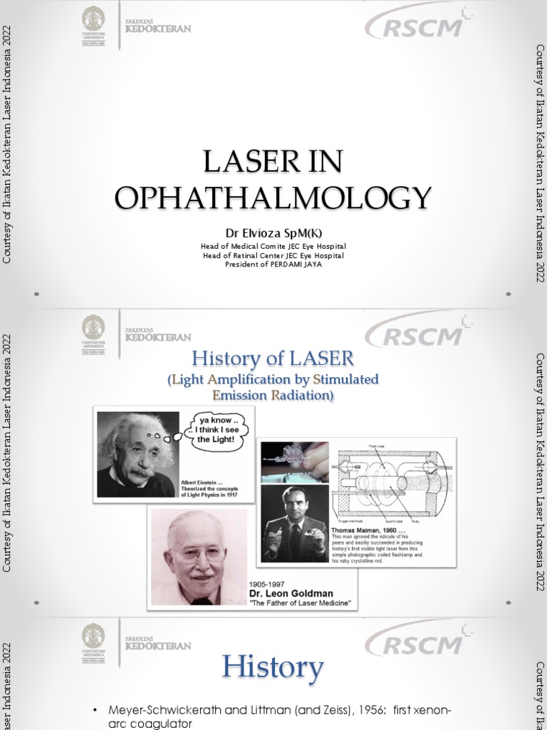 Laser Use in Ophthalmology | PDF | Vision | Human Eye