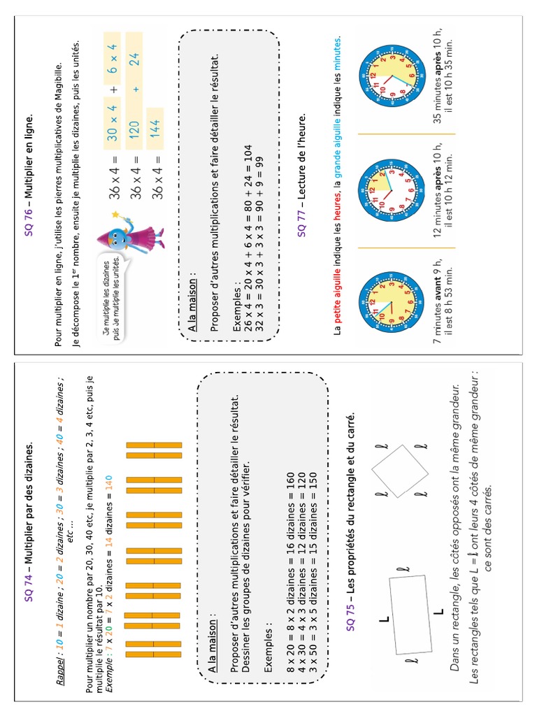 Lecons Picbille Ce1 p4 | PDF