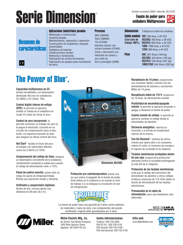Miller Maquina | PDF | Soldadura | Construcción