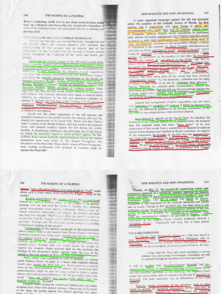 03 Constantino - Rizal Law and The Catholic Hierarchy | PDF