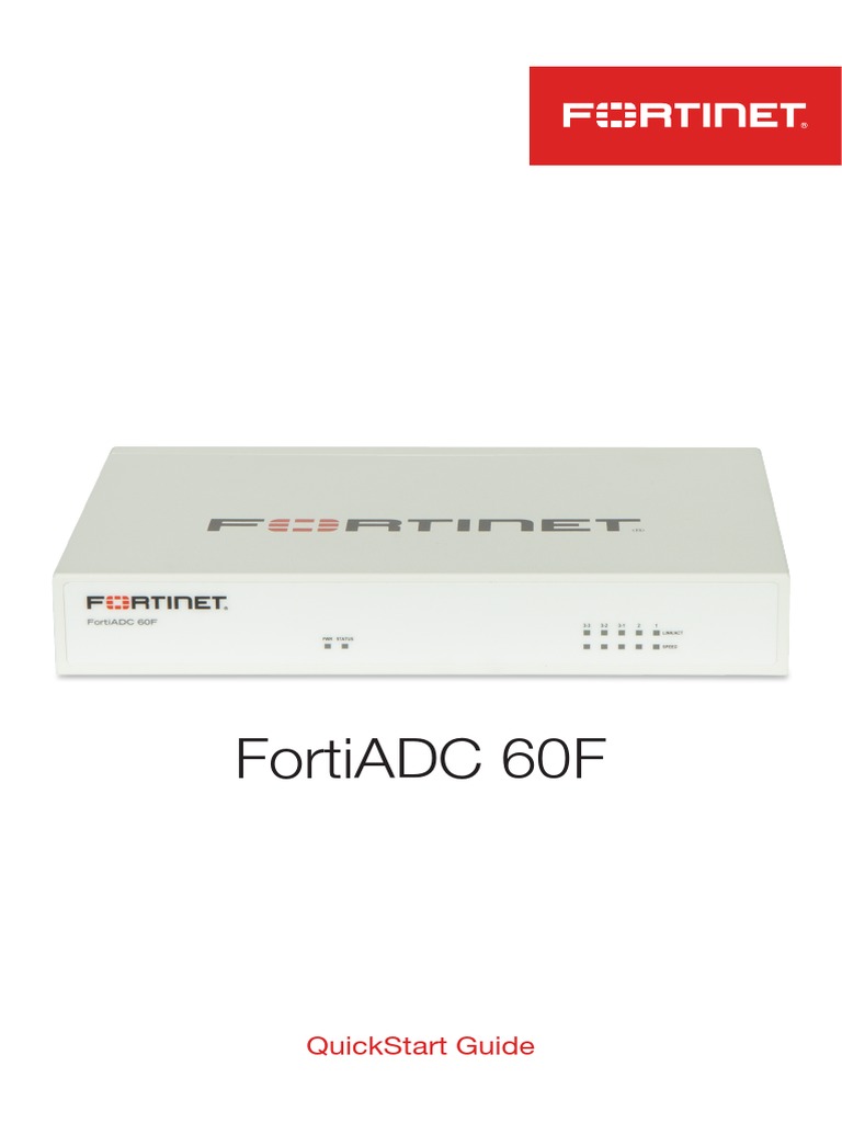 Fortiadc 60f | PDF | Ip Address | Port (Computer Networking)
