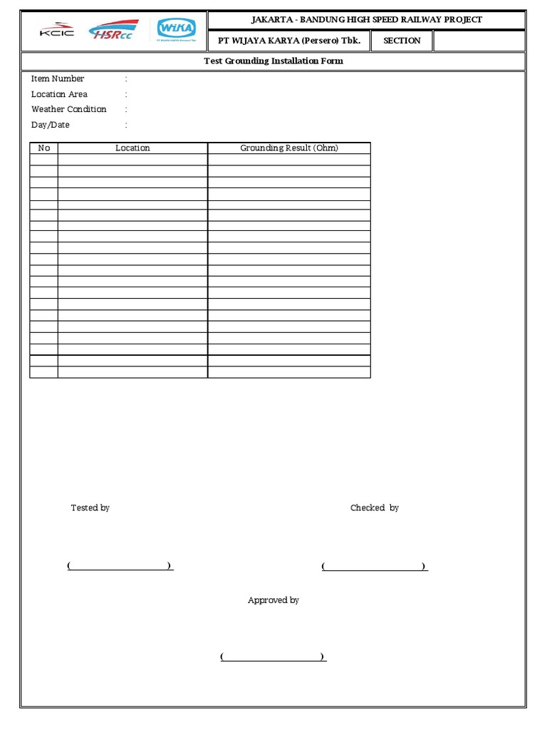 Form Test Grounding | PDF