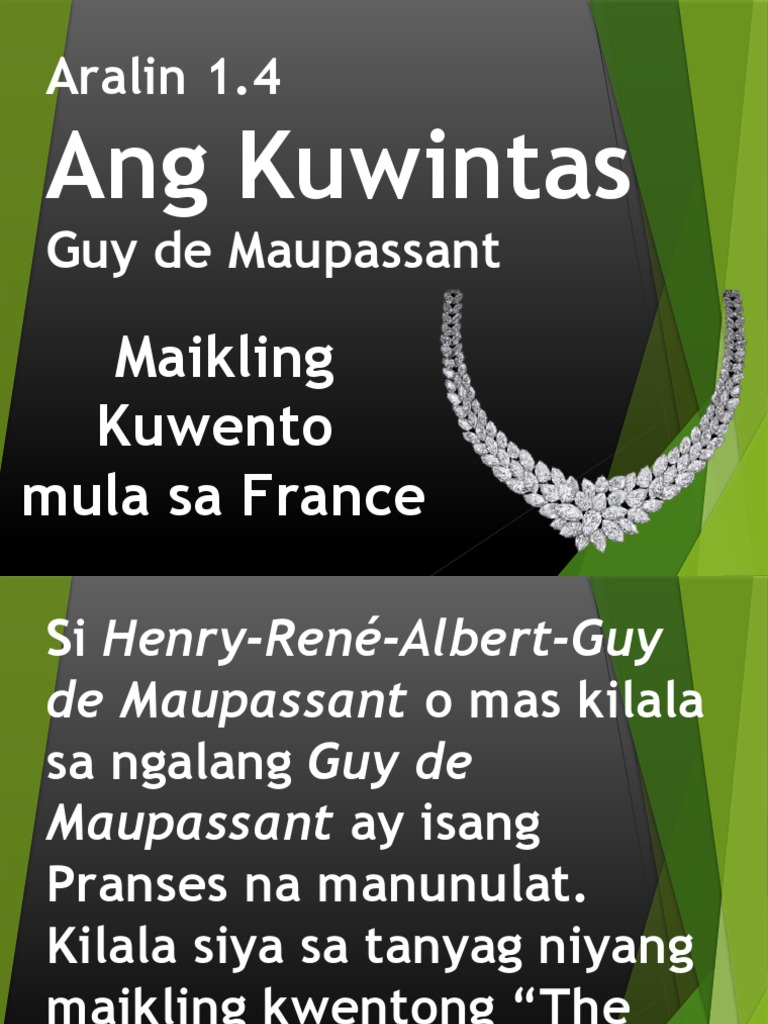 Ang Kuwintas | PDF
