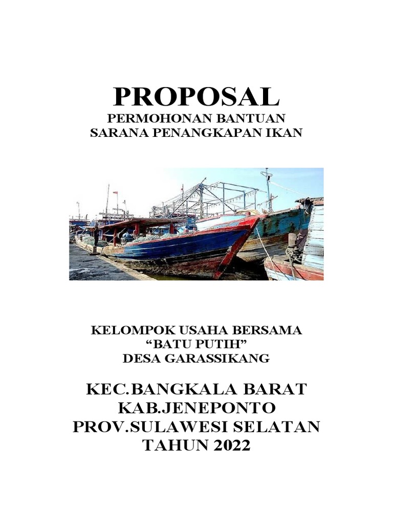 Proposal Permintaan Bantuan KAPAL N | PDF