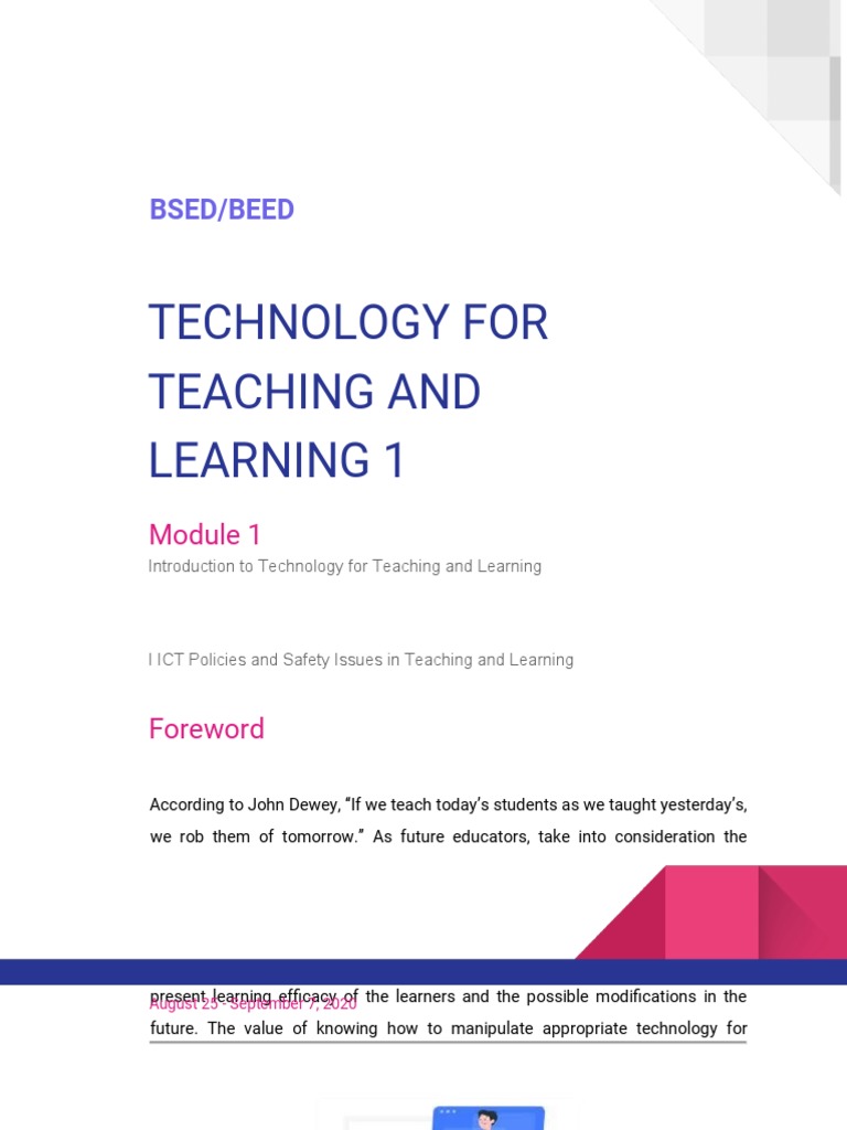 EDMS4 Final Module | PDF | Pedagogy | Learning