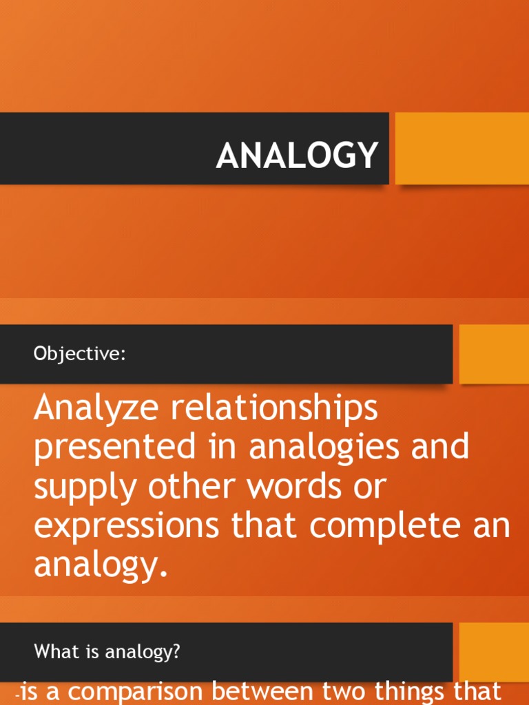 Analogy Grade 7 | PDF | Analogy