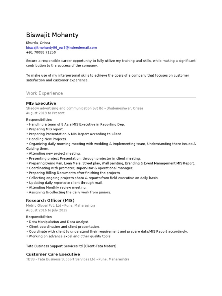 Resume Biswajit Mohanty | PDF | Search Engine Optimization | World Wide Web