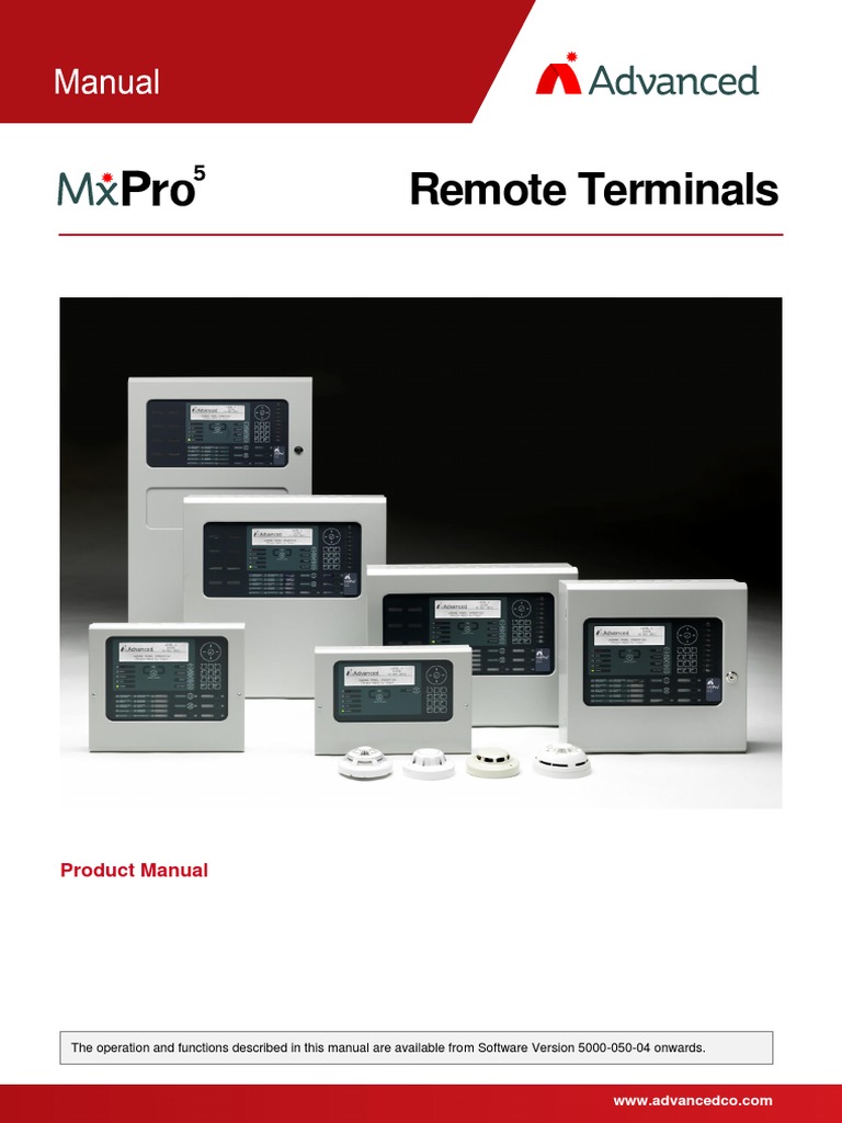 680-185-02 MxPro5 Remote Terminal Product Manual | PDF | Menu ...