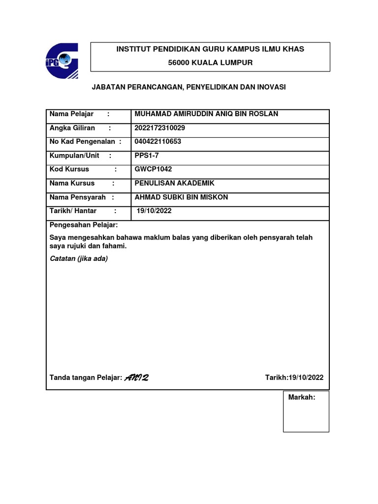 Penulisan Akademik | PDF