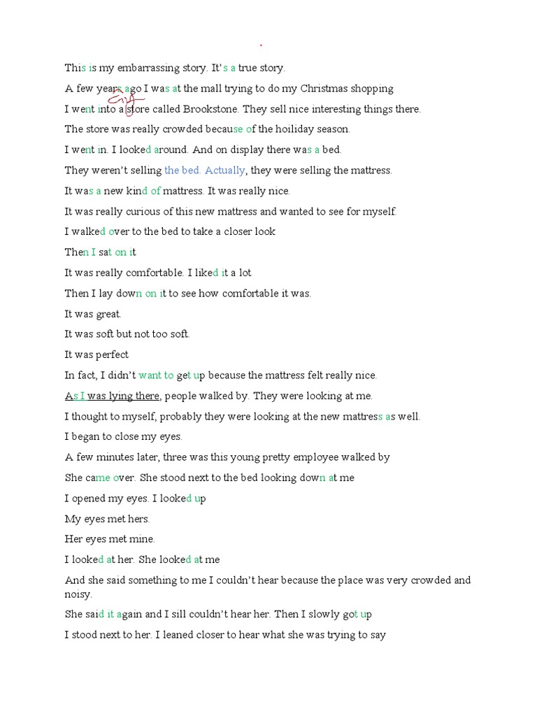 This Is My Embarrassing Story | PDF