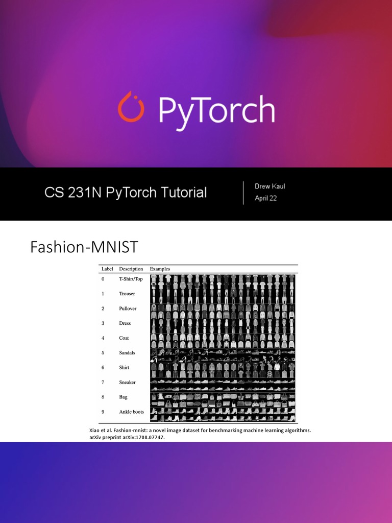 Discussion 4 Pytorch | PDF