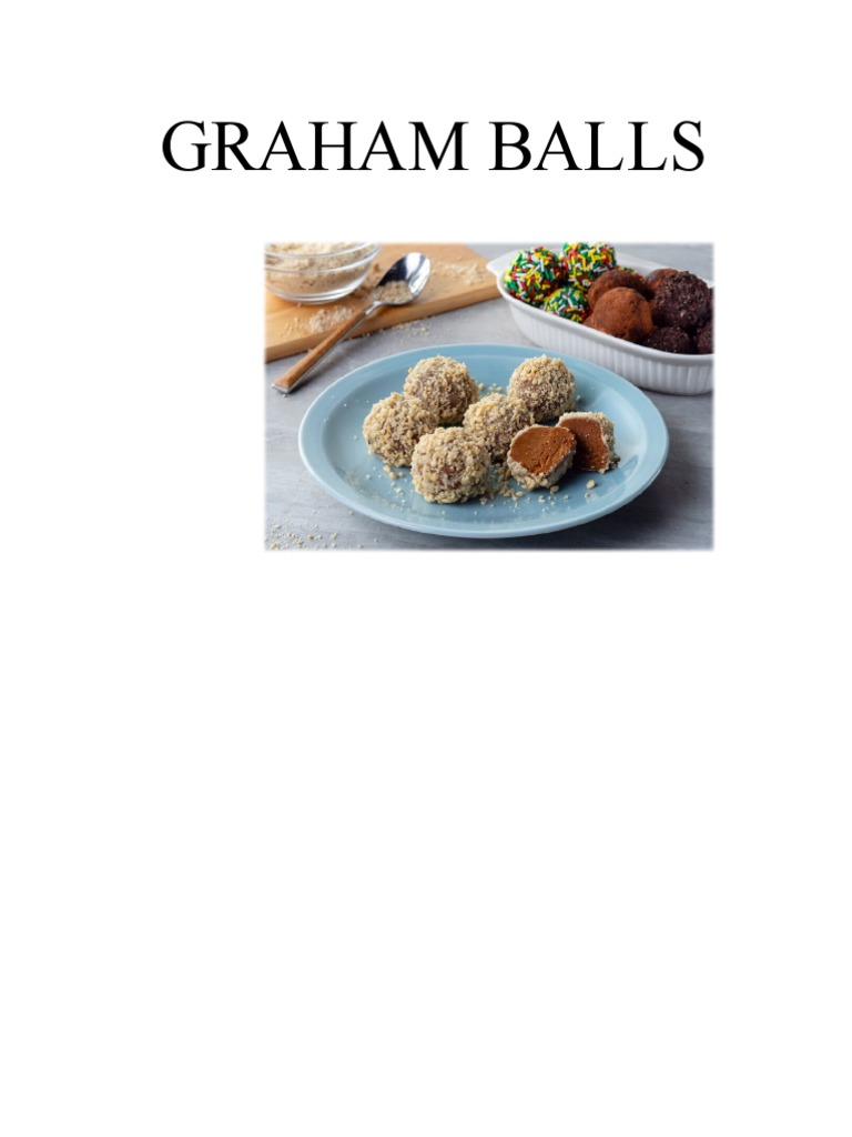 GRAHAM BALLS-BusinessPlan | PDF | Confectionery | Foods
