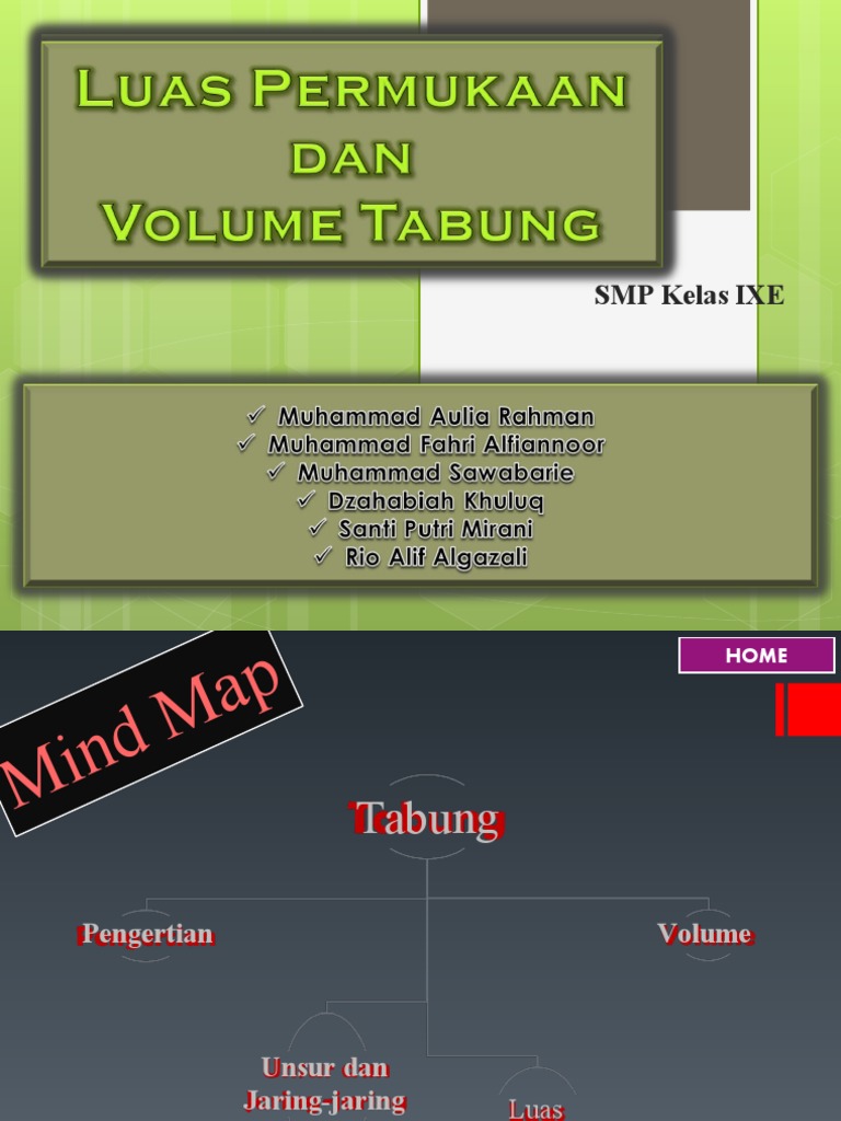 Luas Dan Volume Tabung 1 | PDF