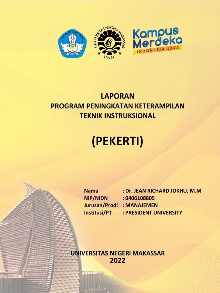 Jean Richard Jokhu Tugas Akhir Pekerti Unm Batch 20 Periode 2023 | PDF