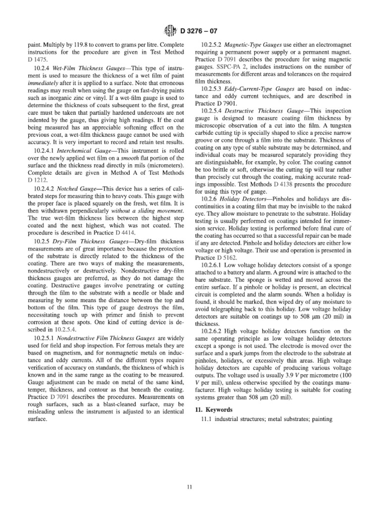 Astm D3276 | PDF